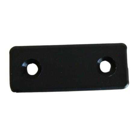 Black Toe Strap Plates